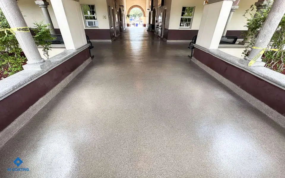 Interstate Highway Rest Area Floor Coating - Advance Industrial Coatings