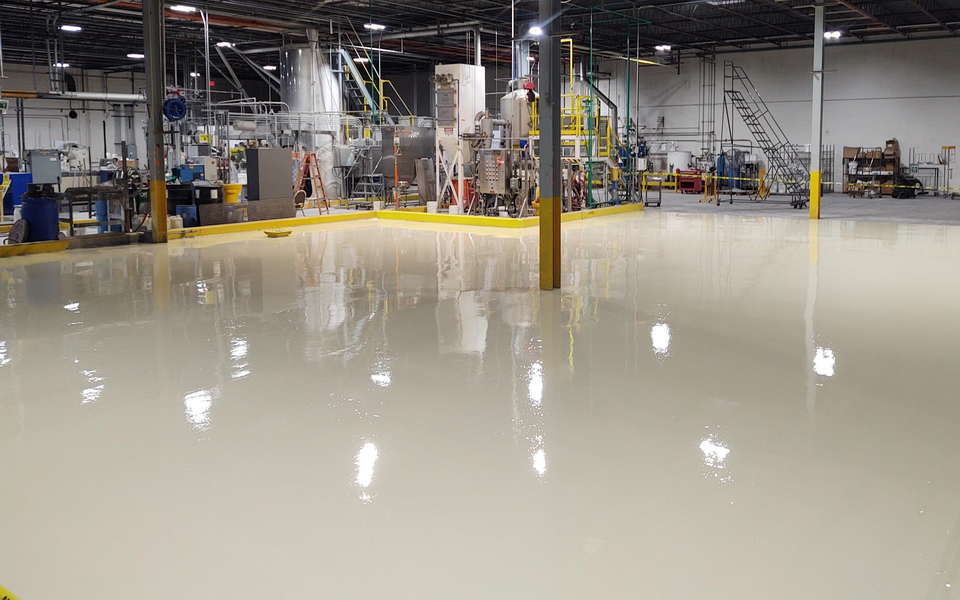Manufacturing Facility Epoxy Flooring - Advance Industrial Coatings